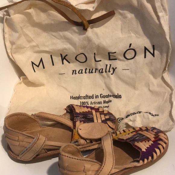 Shoes | Mikoleon Sandals Size 25 In Original Bad Natural Leather | Poshmark
